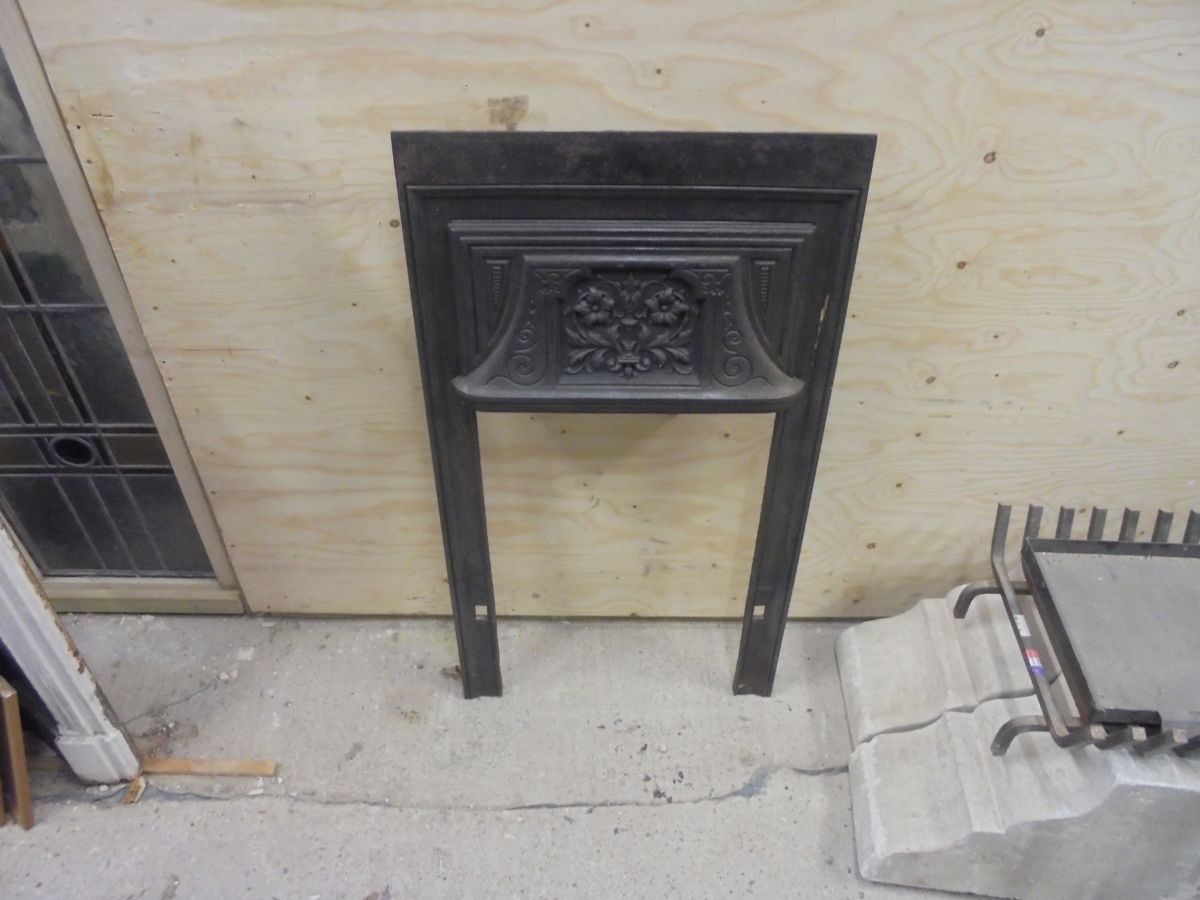 Small Black Fire Insert - Authentic Reclamation