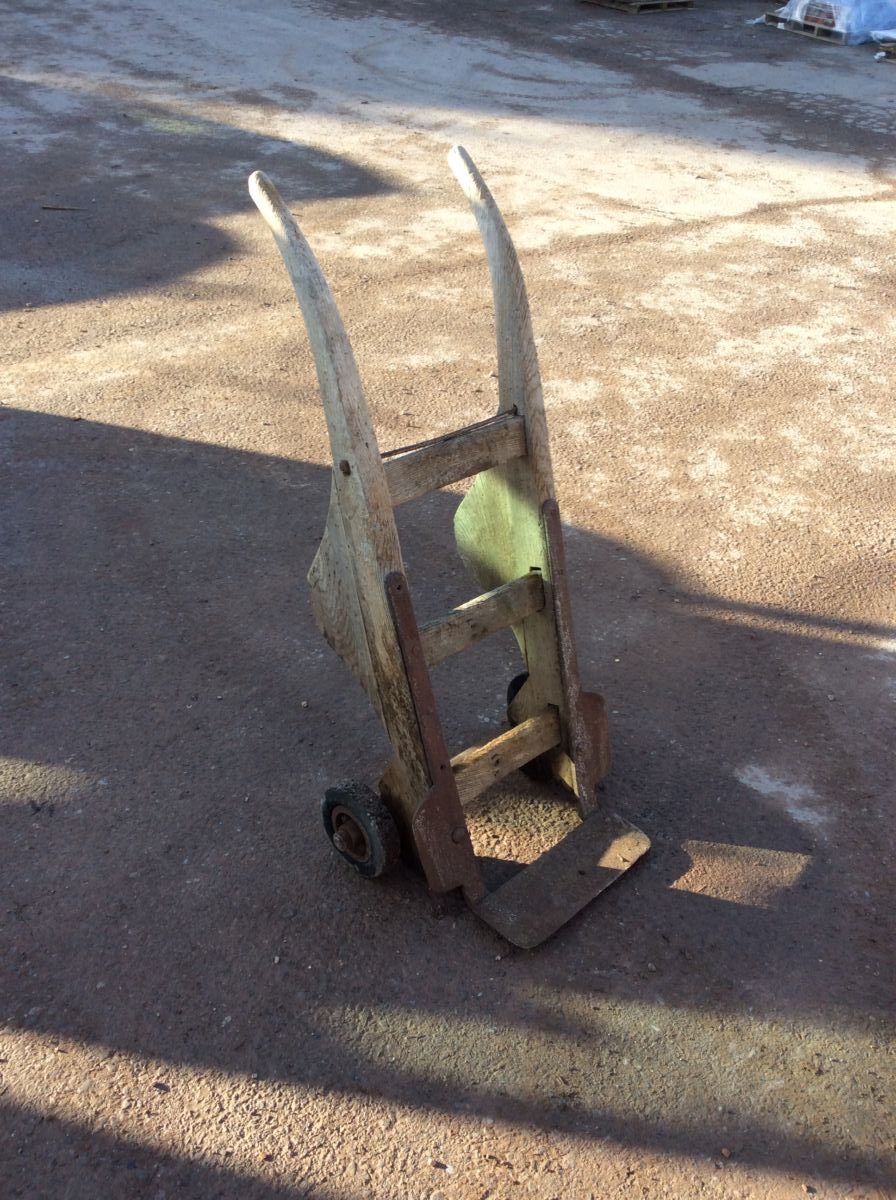 Wooden Sack Barrow - Authentic Reclamation