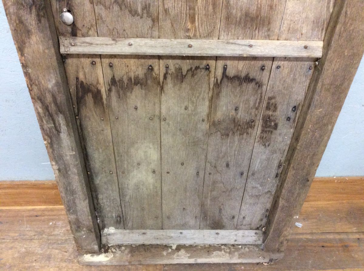 Old Oak Stable Door w Frame - Authentic Reclamation