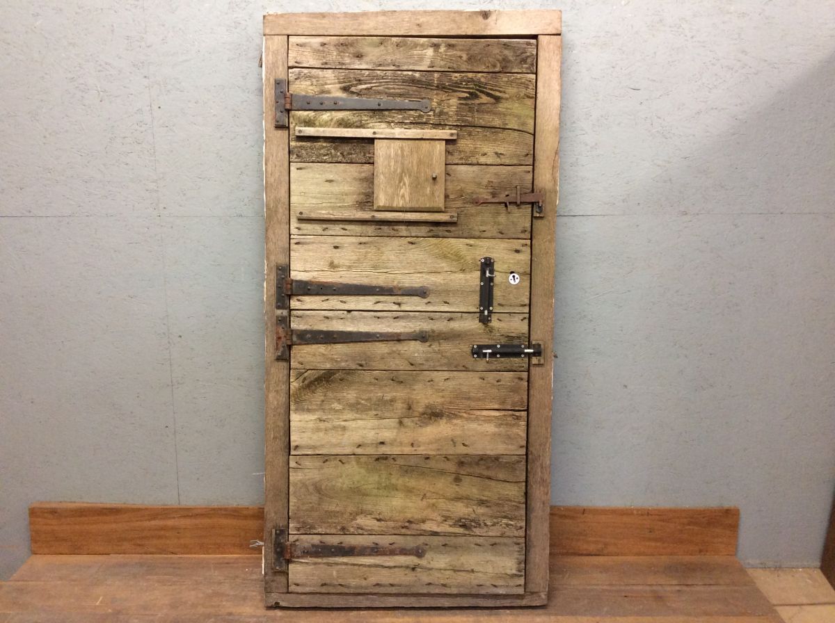 Old Oak Stable Door w Frame - Authentic Reclamation