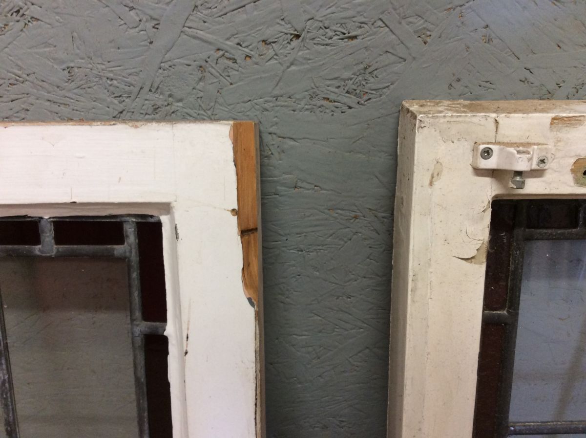 Stain Glass Lead Piped Windows - Authentic Reclamation