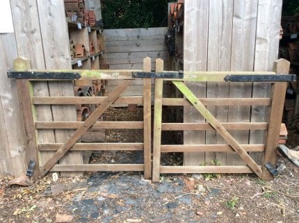 Pair of Small Wooden Gates - Authentic Reclamation