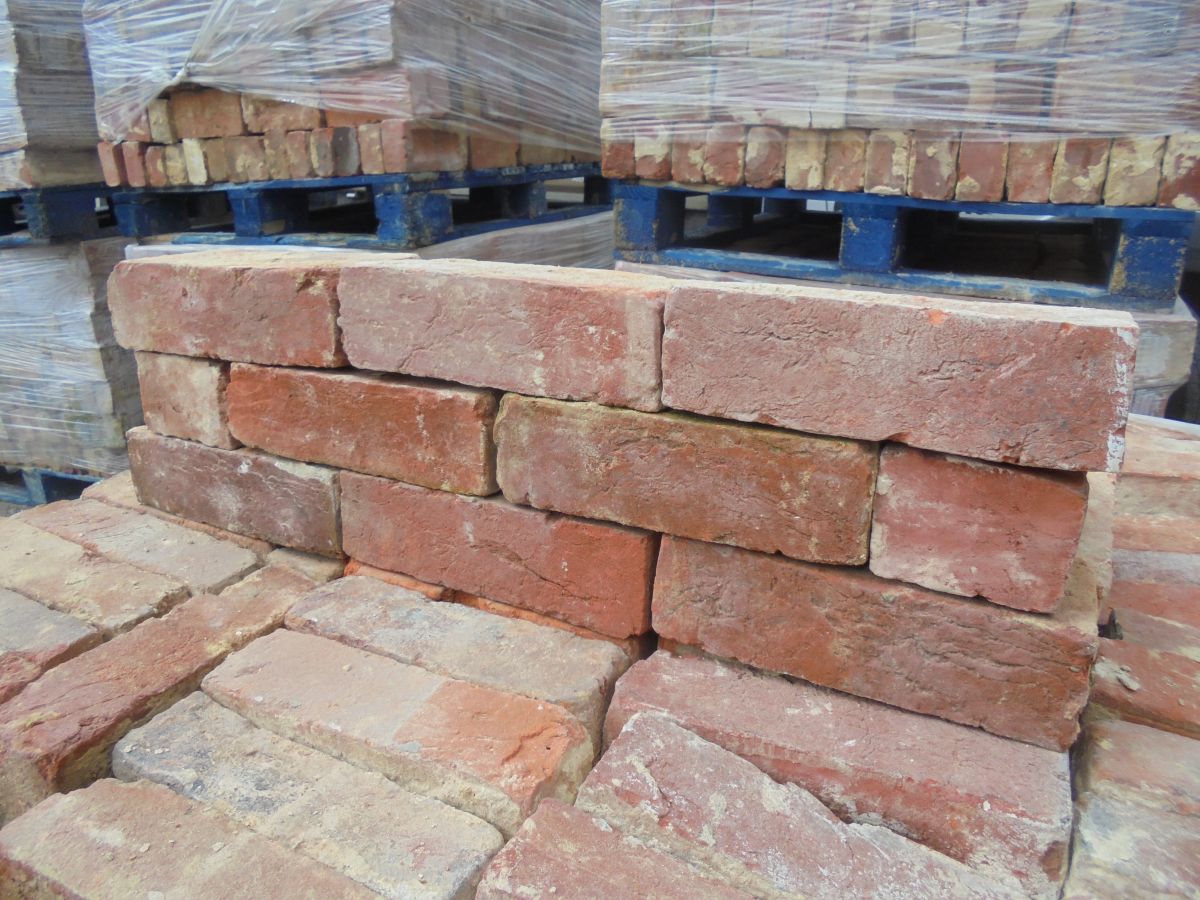Red Victorian Handmade Bricks - Authentic Reclamation