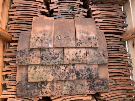 Orange Tudor Roofing Nib Tiles - Authentic Reclamation