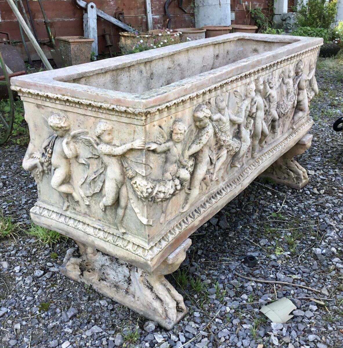 Reclaimed Rectangle Cupid Troughs - Authentic Reclamation