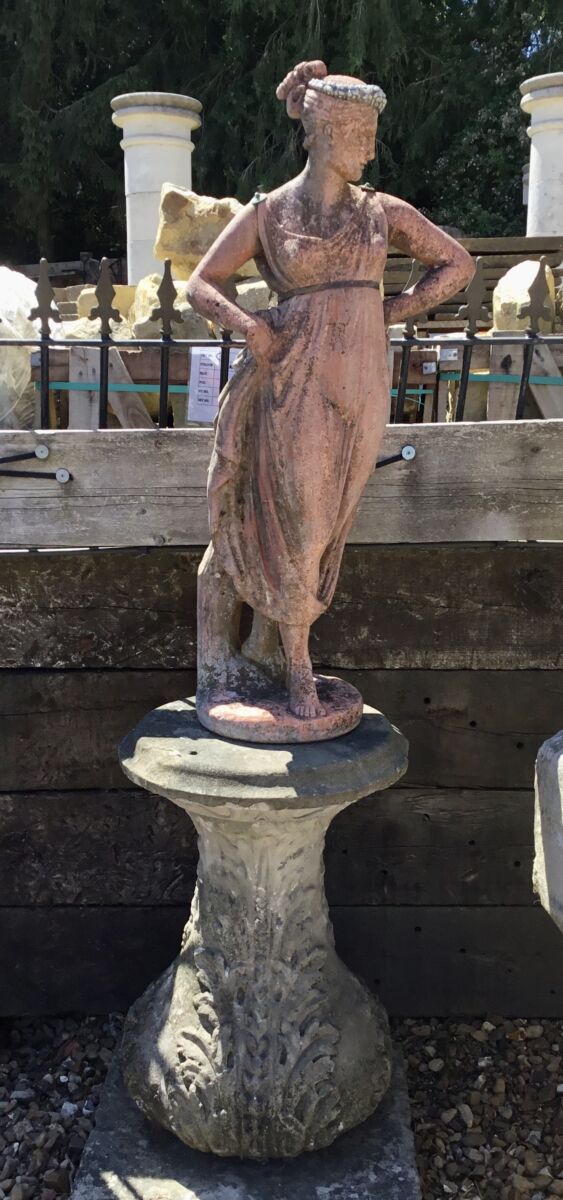 Red Lady Statue - Authentic Reclamation