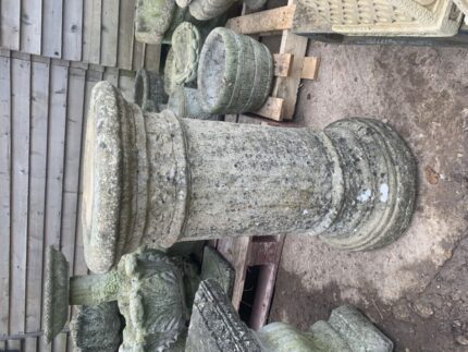 Reclaimed Small Stone Pillar - Authentic Reclamation