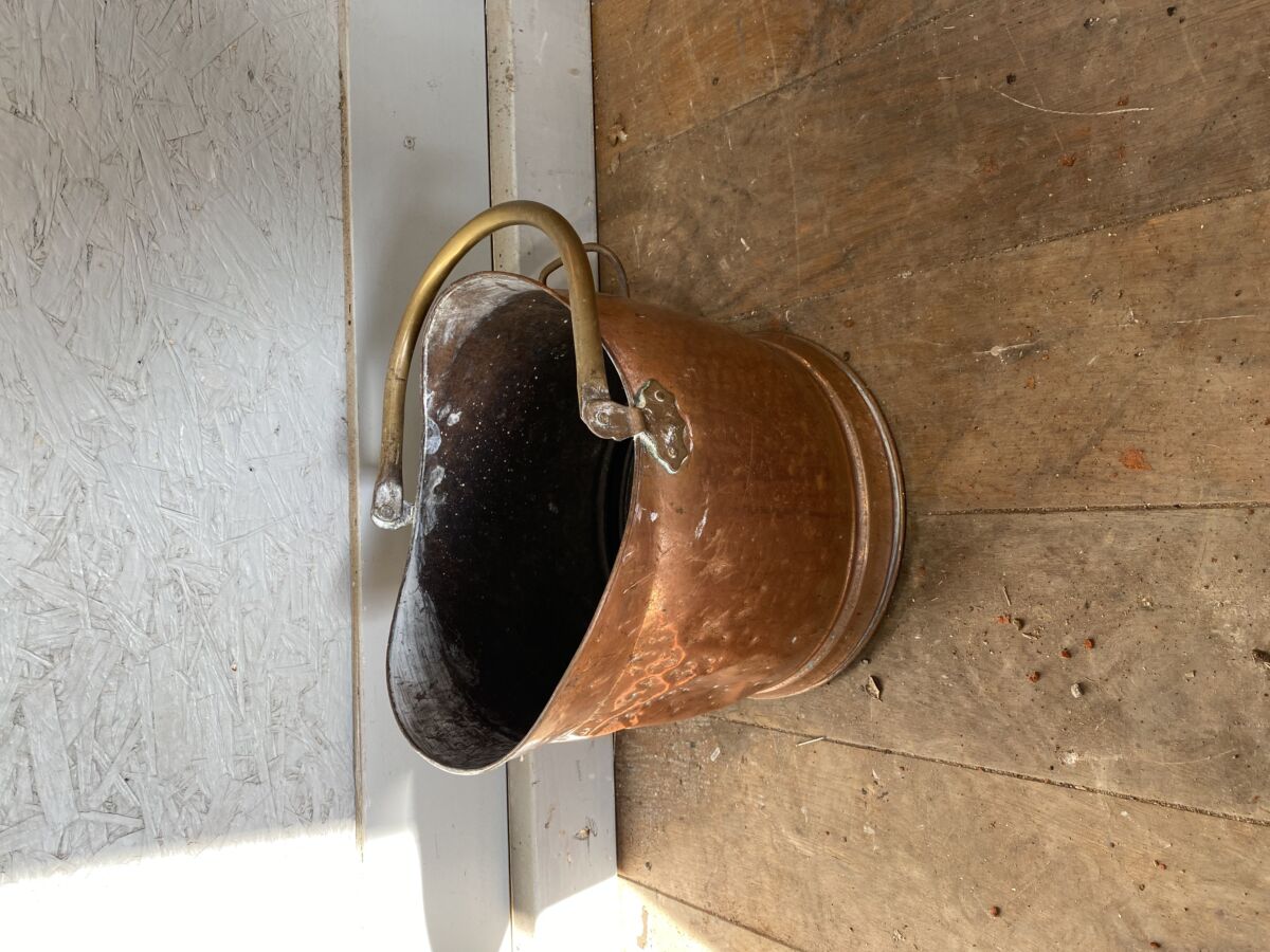 Reclaimed Small Copper Bucket - Authentic Reclamation