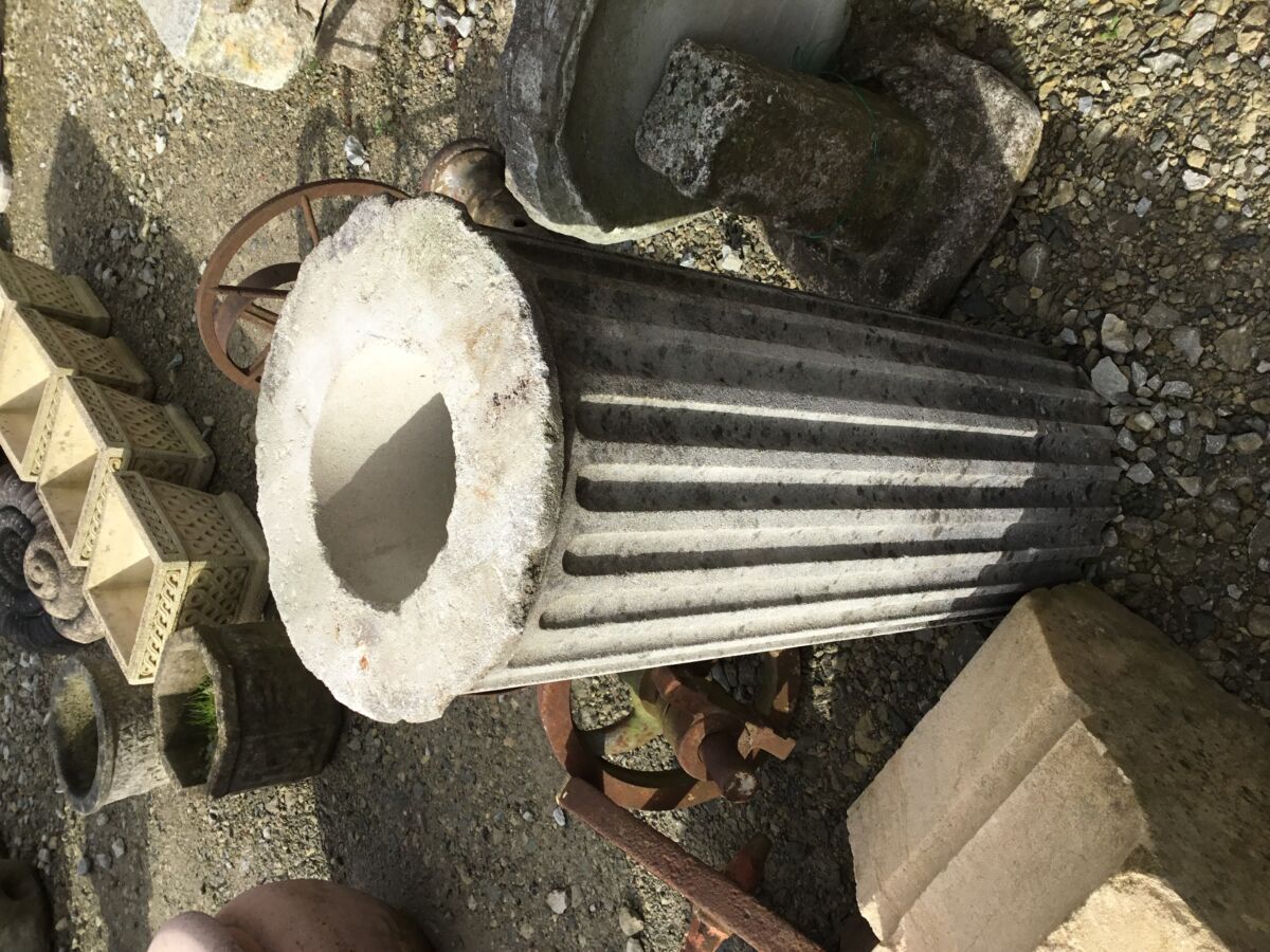 Set of Reclaimed Stone Pillars - Authentic Reclamation