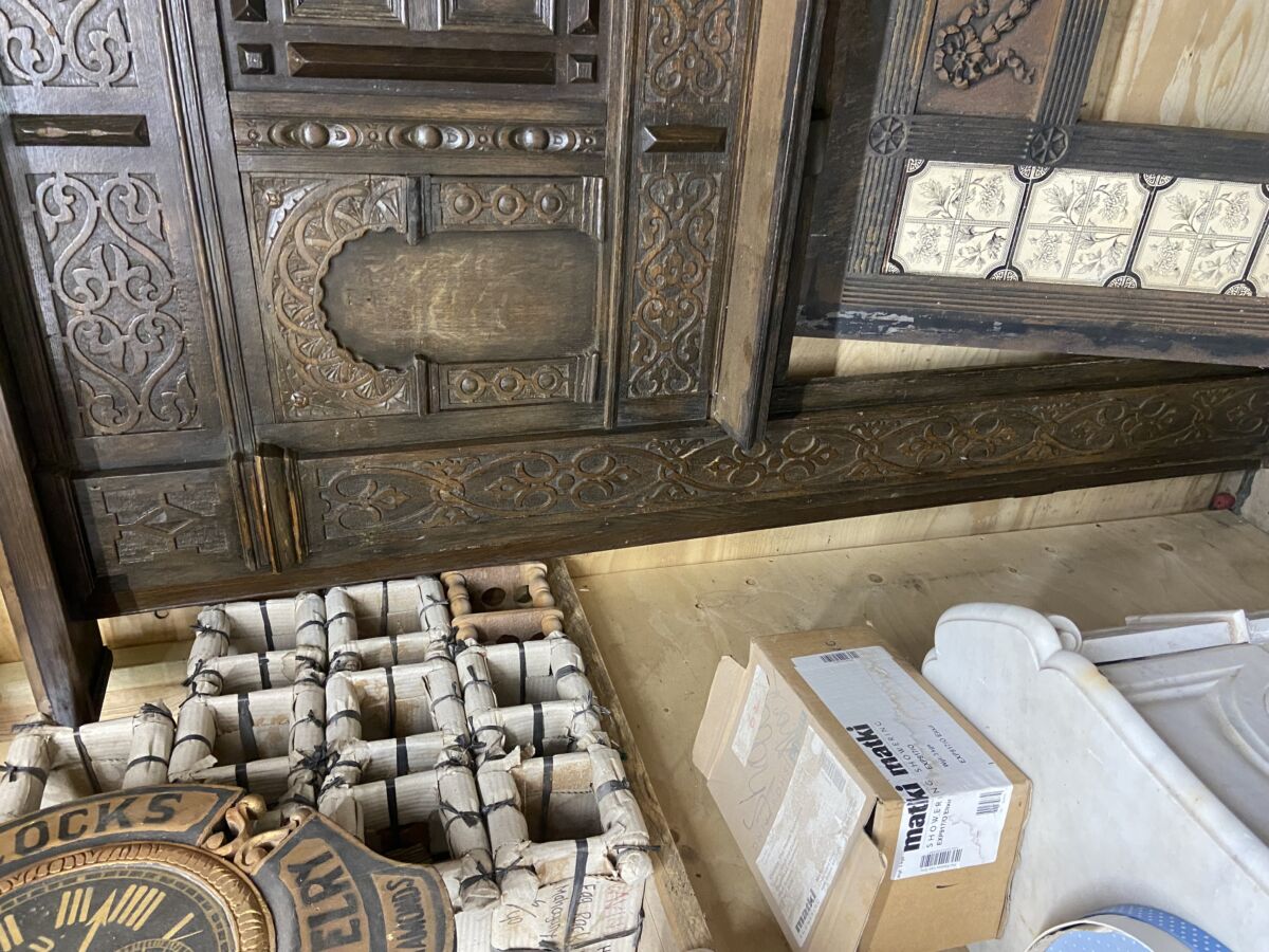 Celtic Style Carved Oak Surround - Authentic Reclamation
