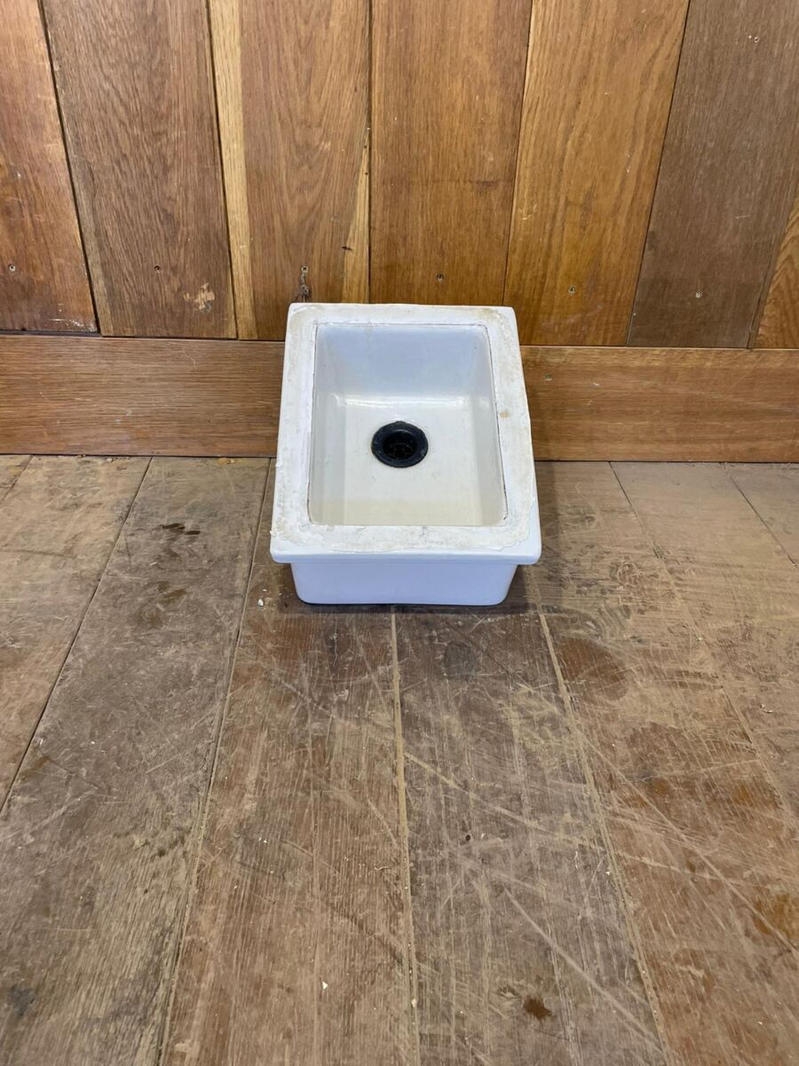 White Extra Small Ceramic Sink - Authentic Reclamation