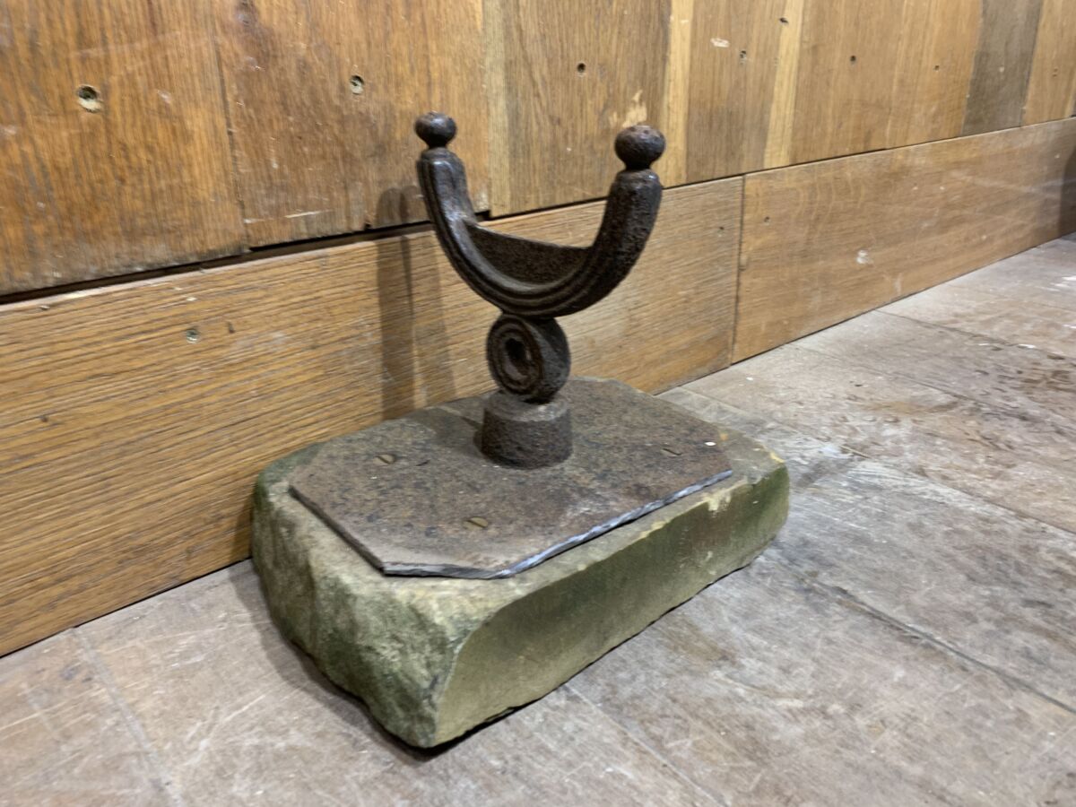 Iron Mounted Boot Scraper - Authentic Reclamation
