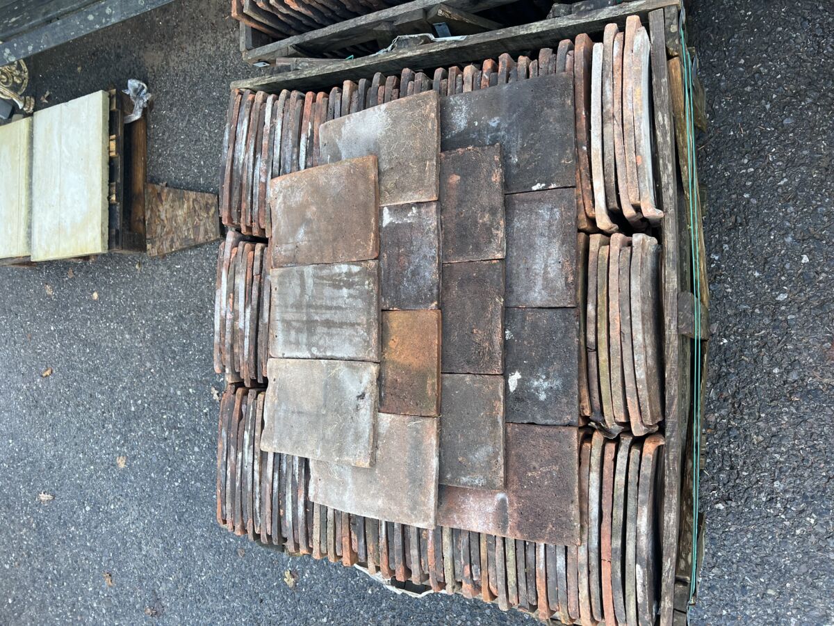 Batch Of Dark Nib Tiles - Authentic Reclamation