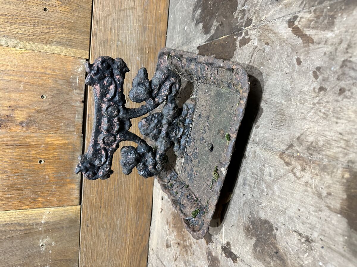 Reclaimed Weathered Boot Scraper - Authentic Reclamation