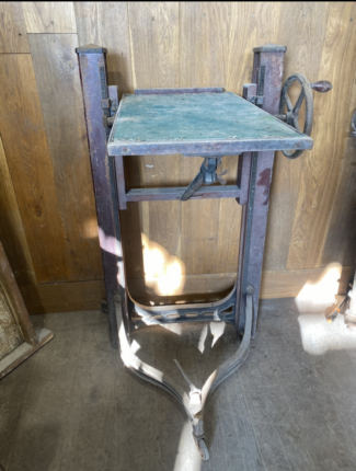 Large Antique Printing Machine - Authentic Reclamation