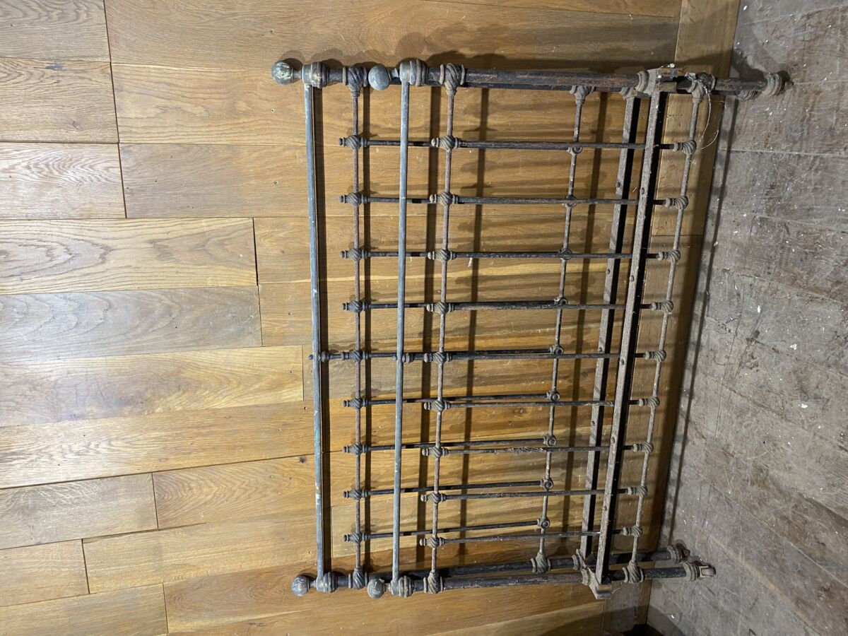 Beautiful Rustic Iron Bed Frame - Authentic Reclamation