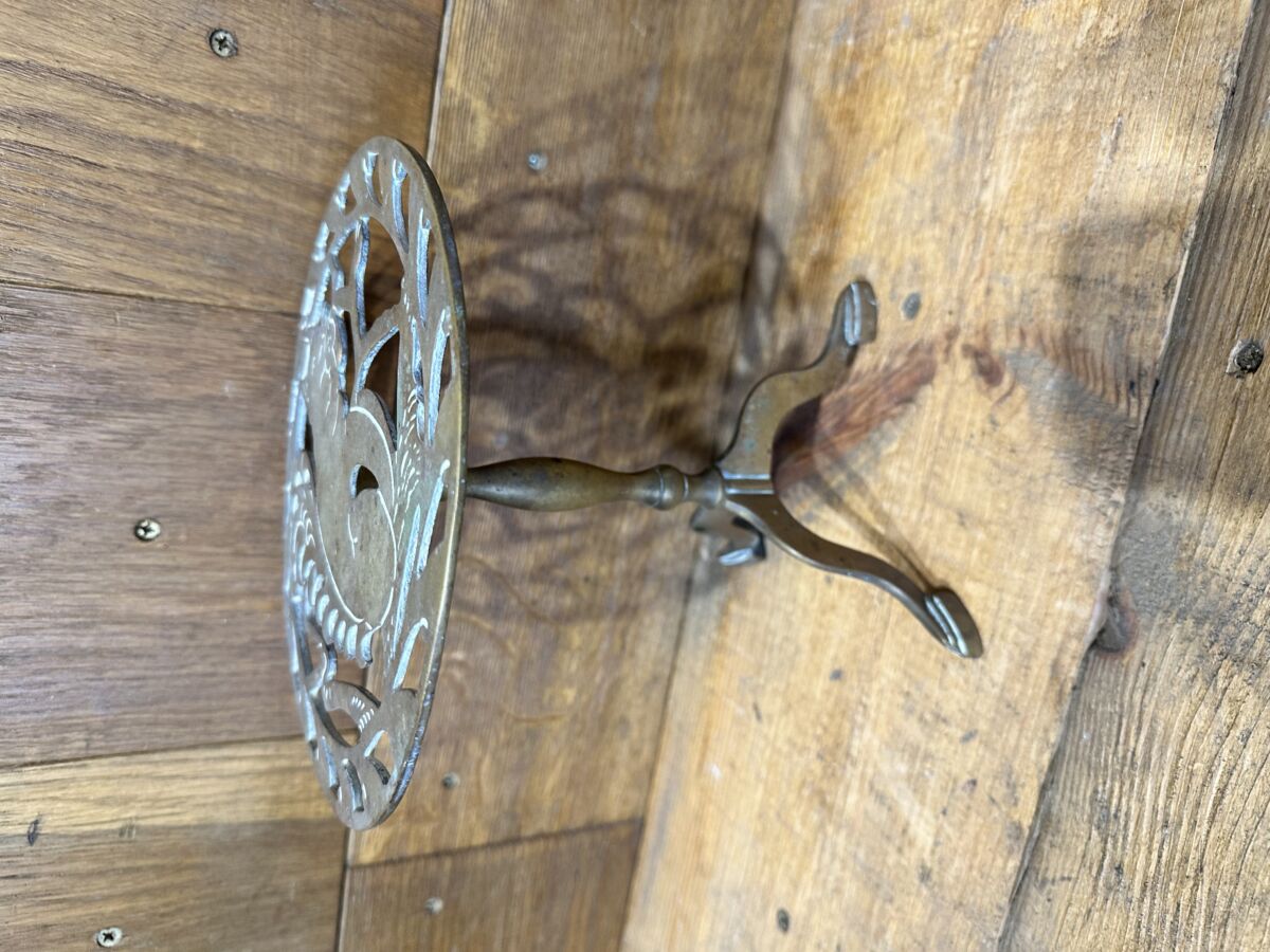Small Reclaimed Brass Iron Rest - Authentic Reclamation