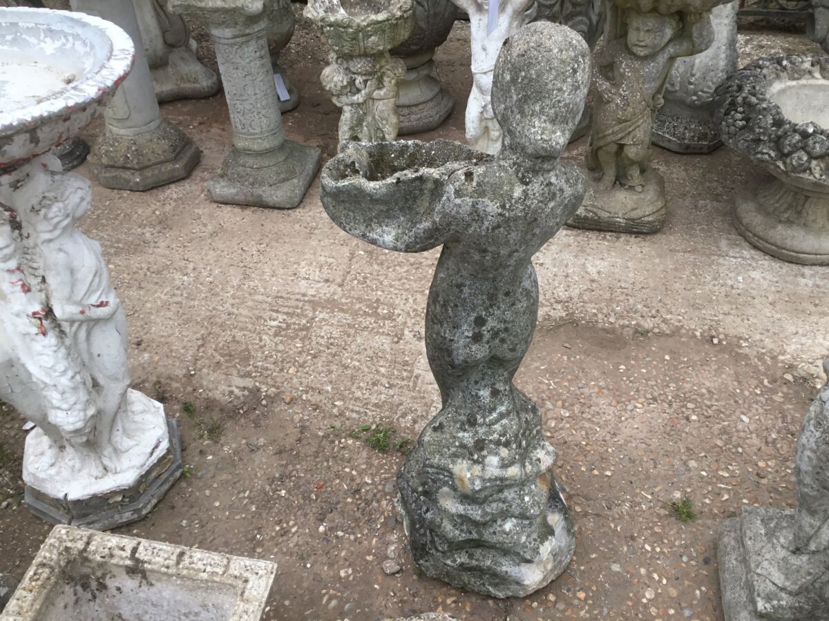 Gorgeous Stone Lady Bird Bath