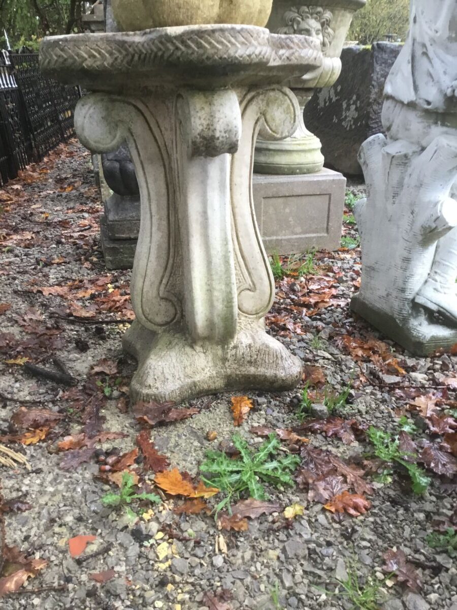 Nice Scroll Design Plinth - Authentic Reclamation