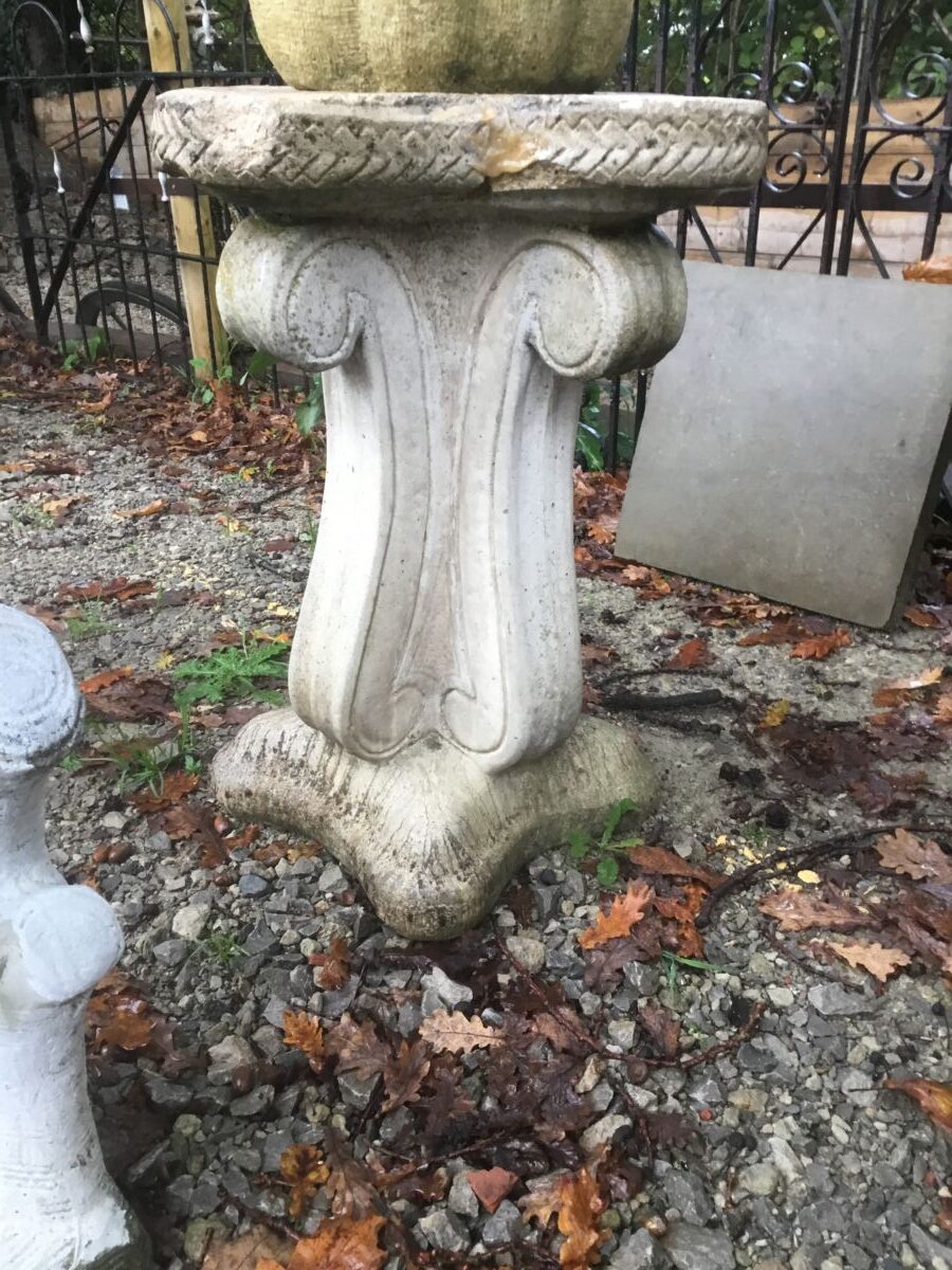 Nice Scroll Design Plinth - Authentic Reclamation