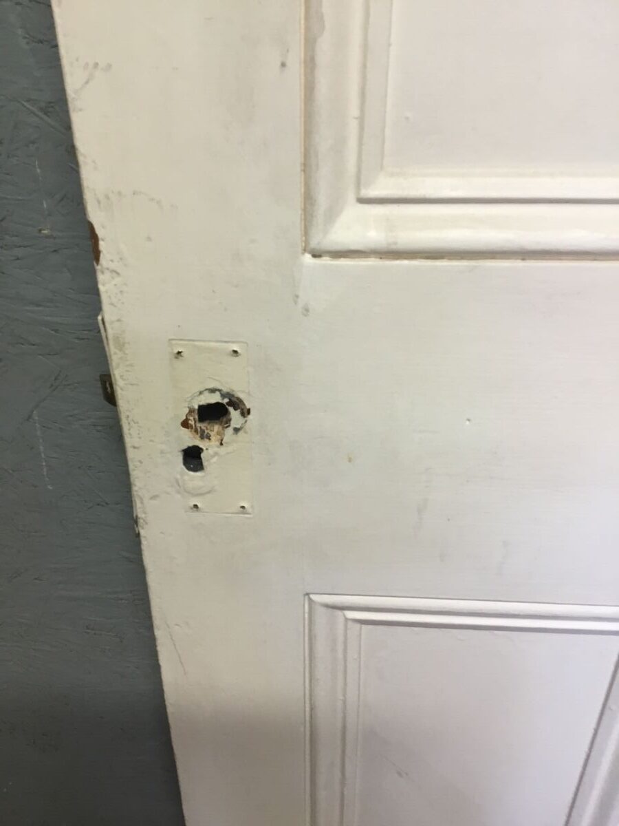 Off White Painted Reclaimed Door - Authentic Reclamation