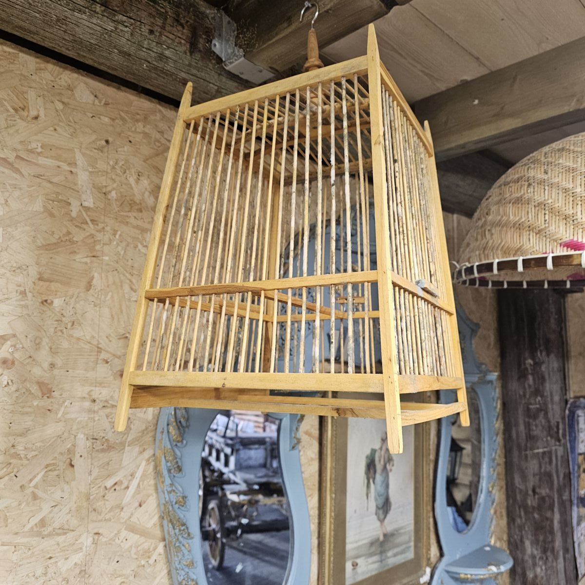 THAI WICKER BIRD CAGE - Authentic Reclamation