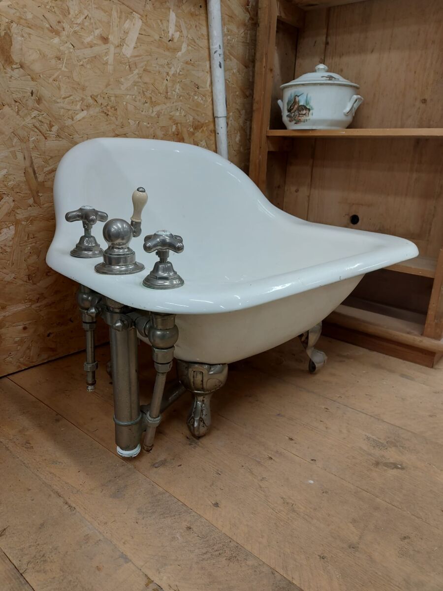 Late Victorian Early Edwardian Sitz Bath
