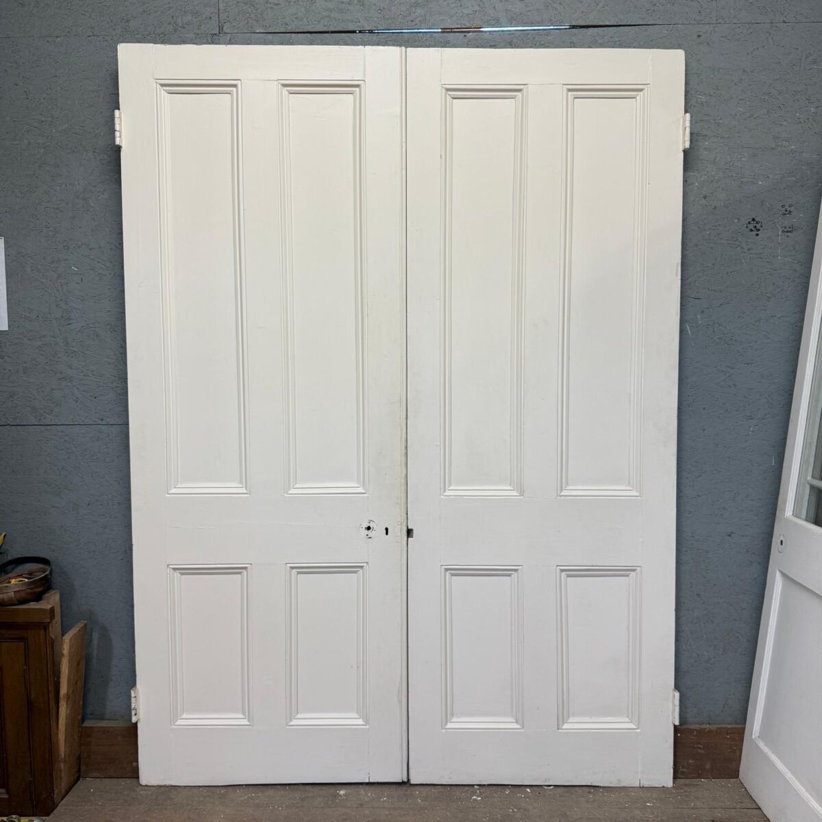 Stunning Painted Four Panel Double Doors