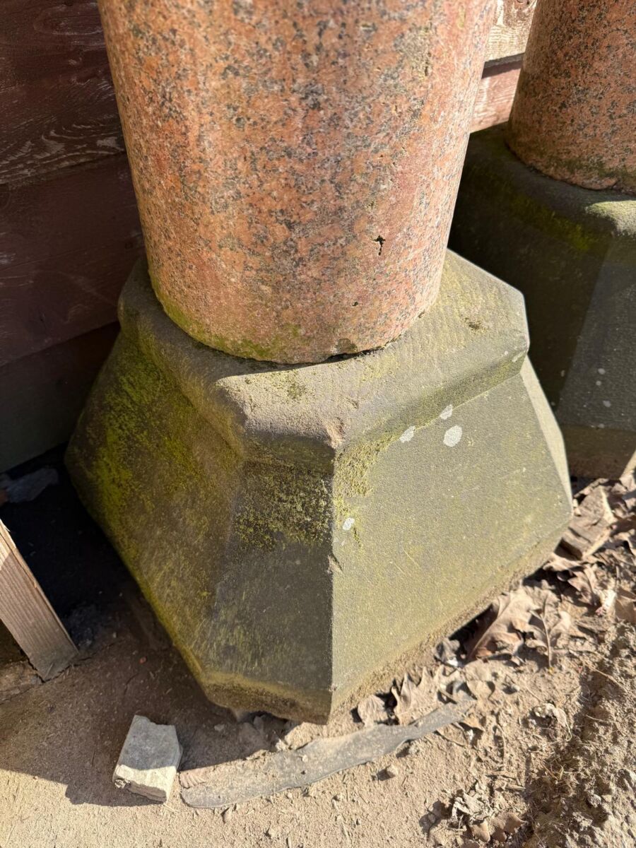 Two Beautiful Granite Columns