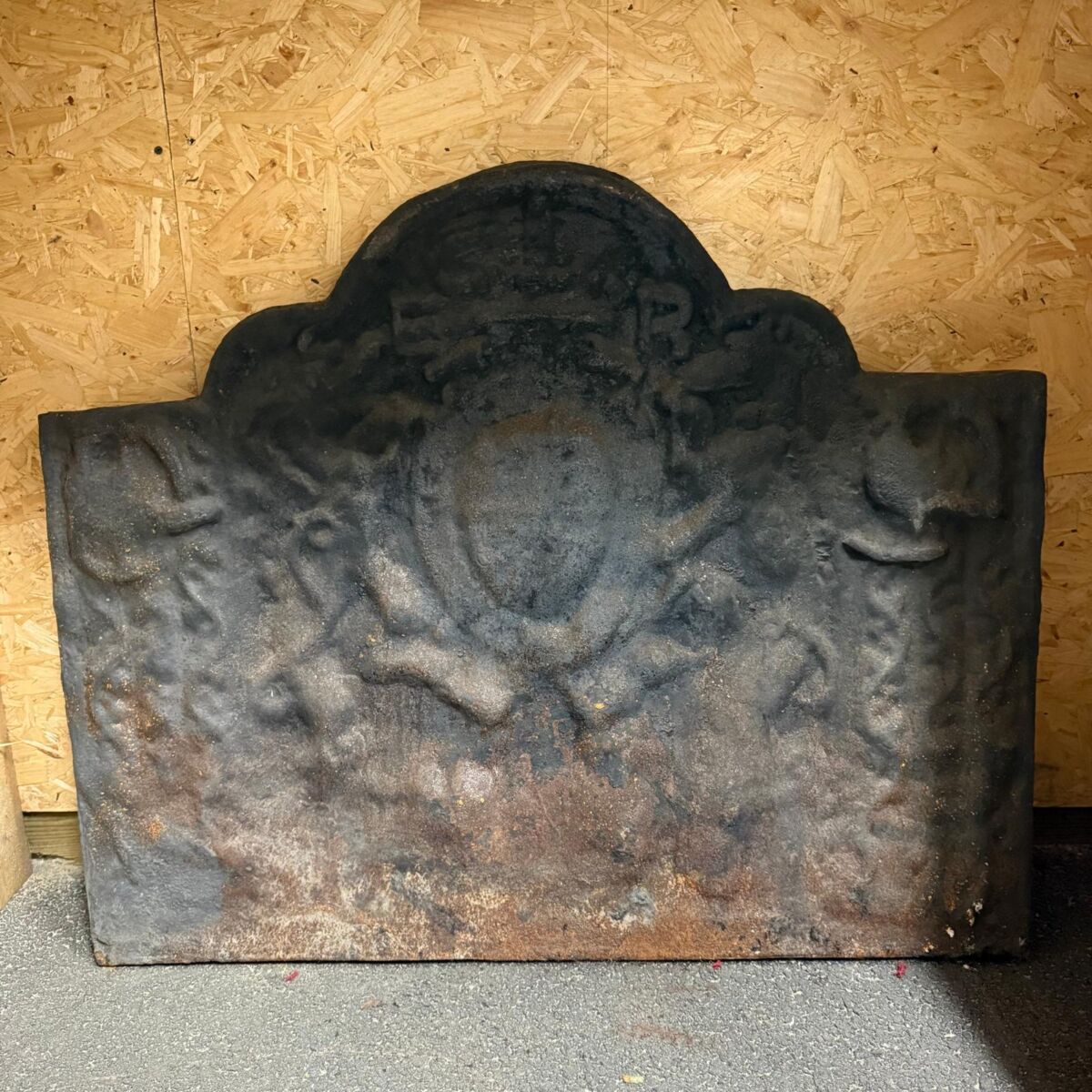Large Coat of Arms Fire Back