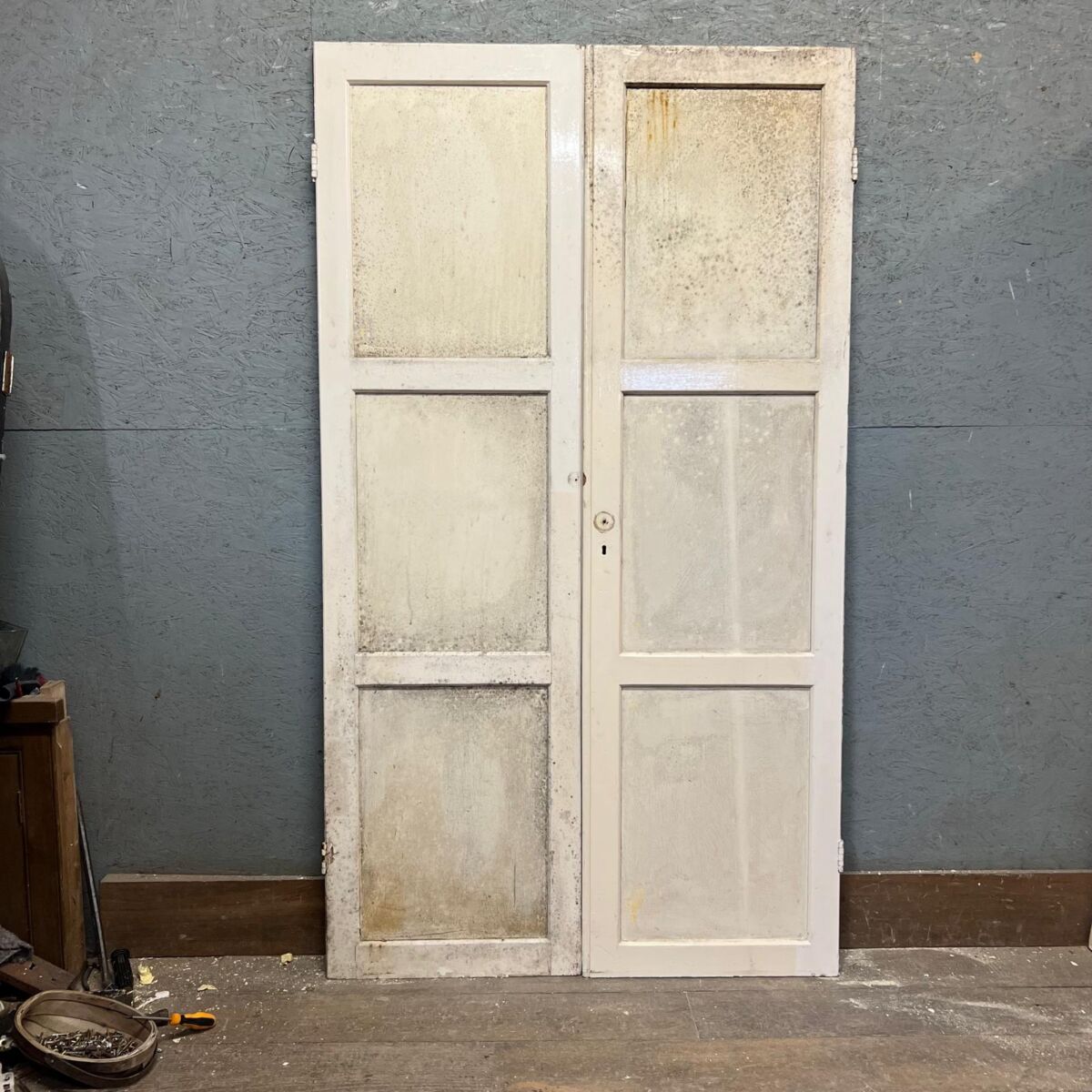 Cream Painted Double Doors