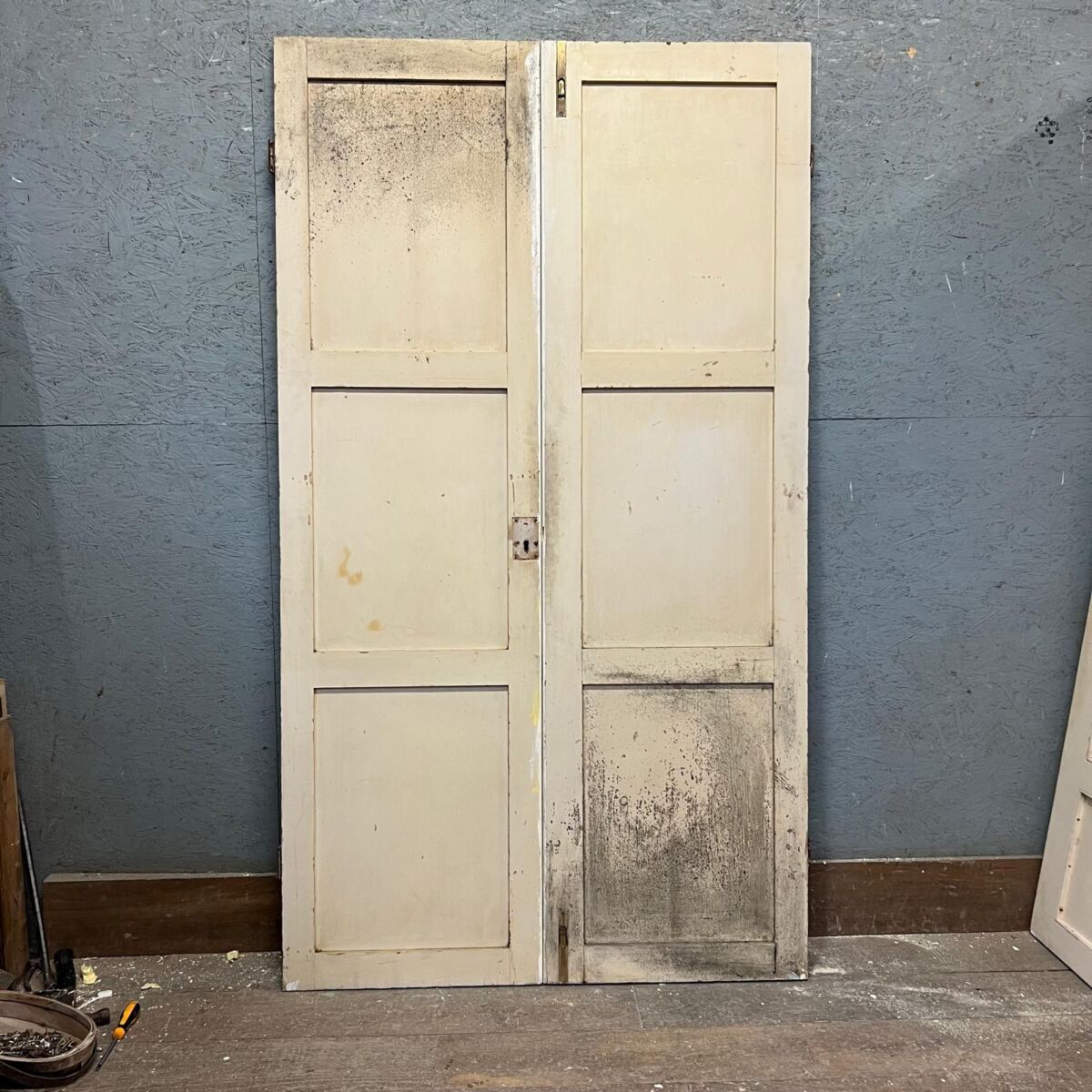 Cream Painted Double Doors