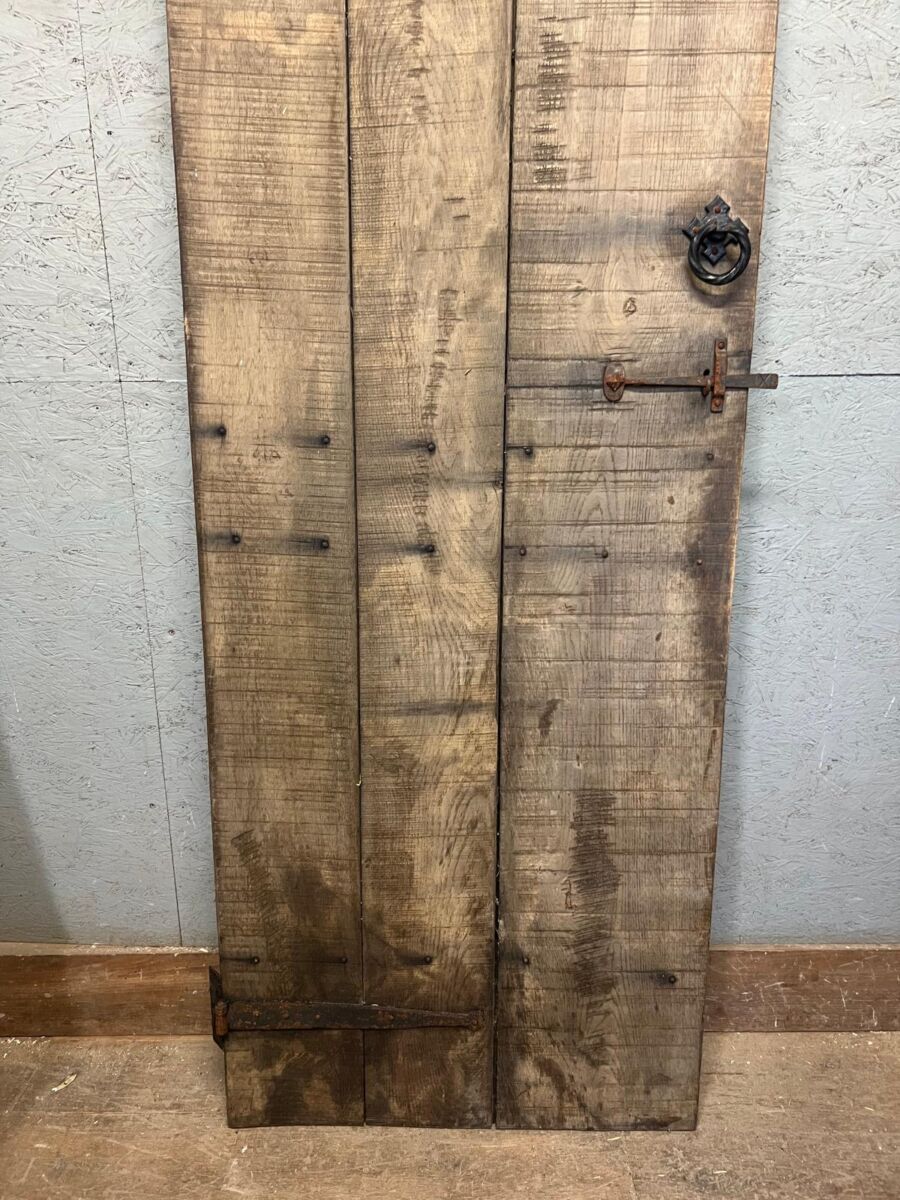 Stunning Thick Oak Ledge And Brace Door