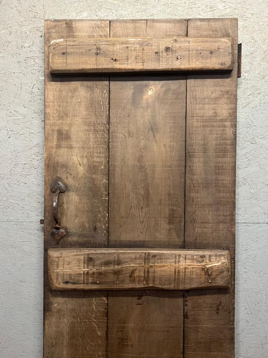 Stunning Thick Oak Ledge And Brace Door