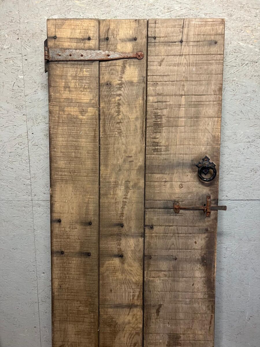 Stunning Thick Oak Ledge And Brace Door