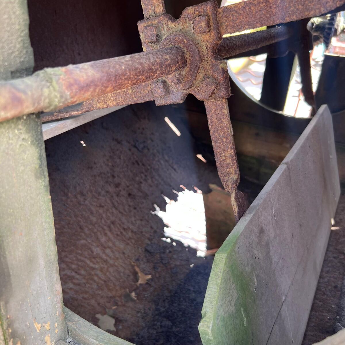Antique Aged Grain Cleaner