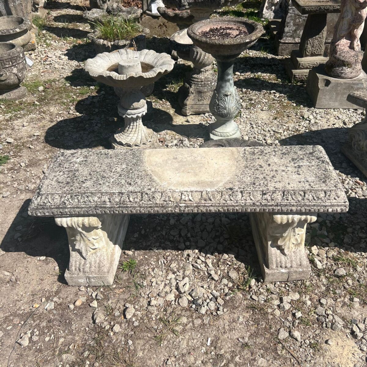 Stunning Stone Bench