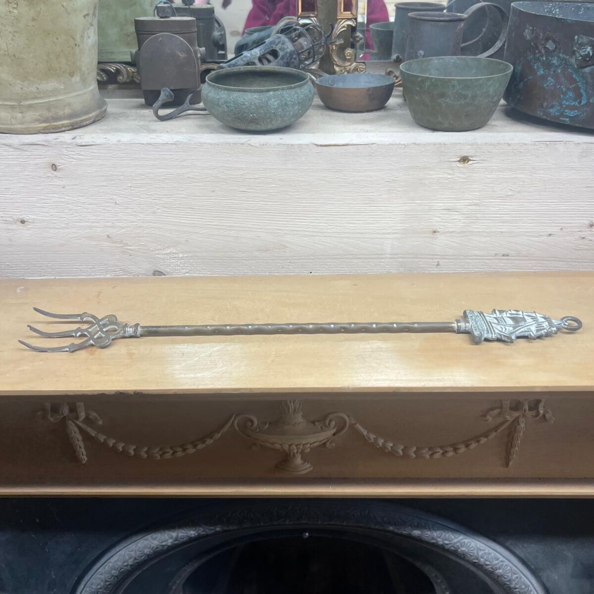 6 Brass Toasting Forks
