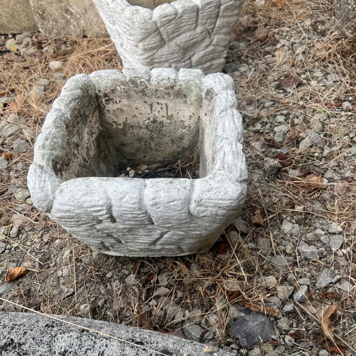 Textured Square Planters