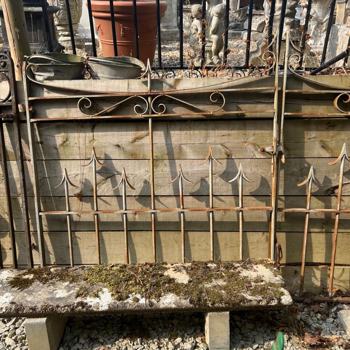 Arrowhead Wrought Iron Gate