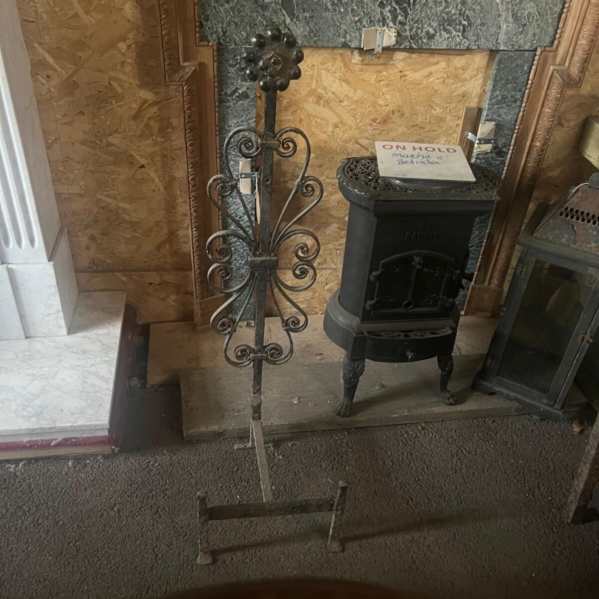 Ornate Iron Marker