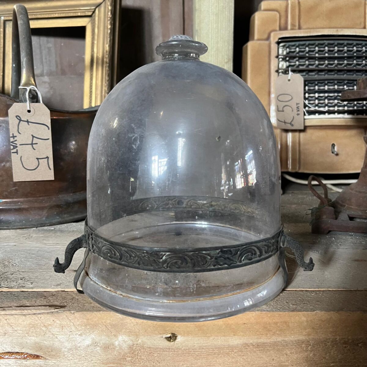 Glass Bell Jar Lamp Shade