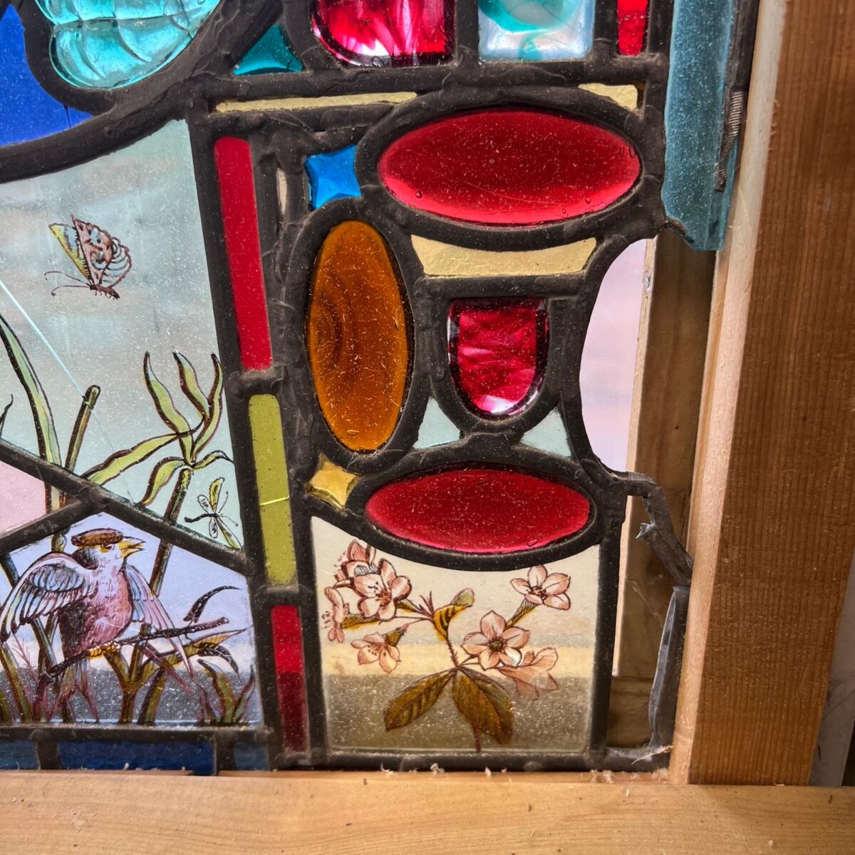 Pretty Floral Stained Glass