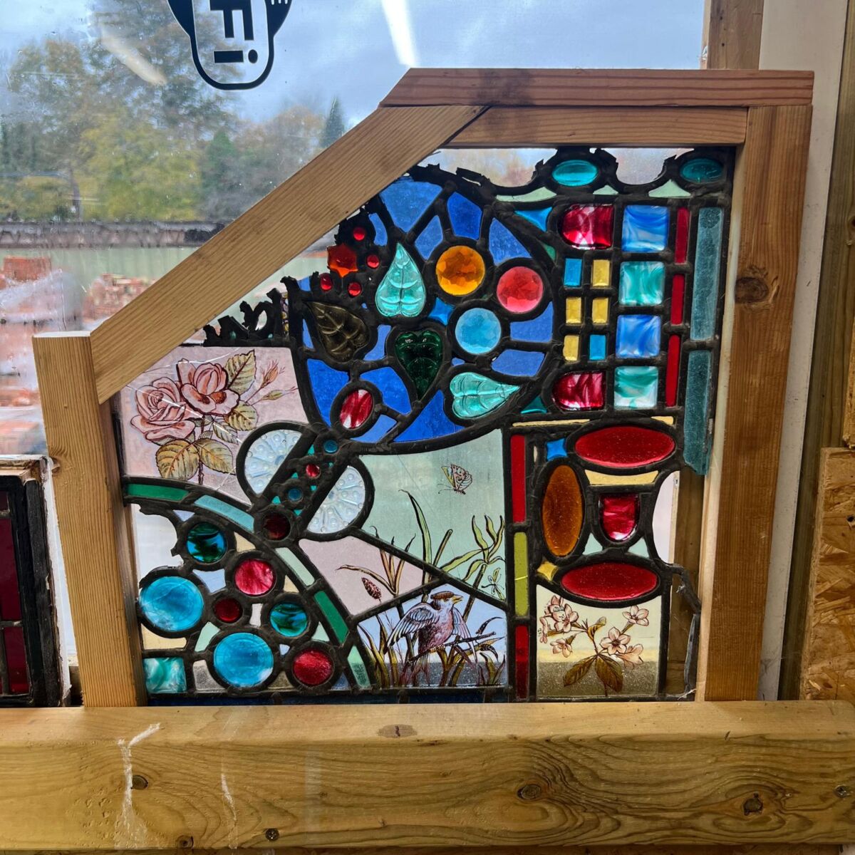 Pretty Floral Stained Glass