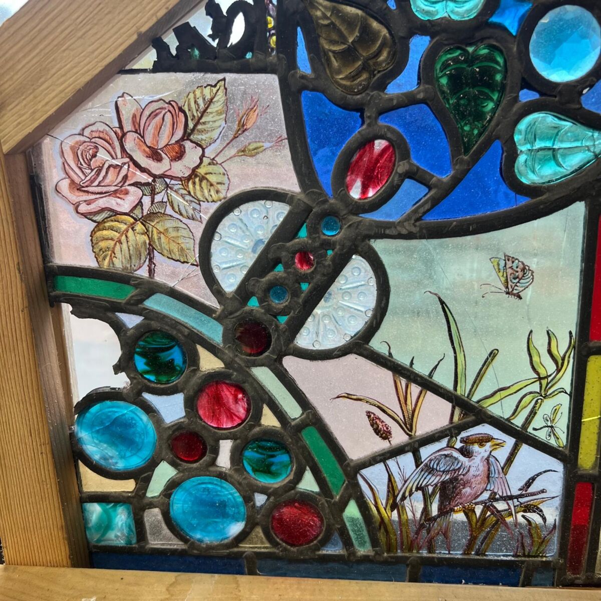 Pretty Floral Stained Glass