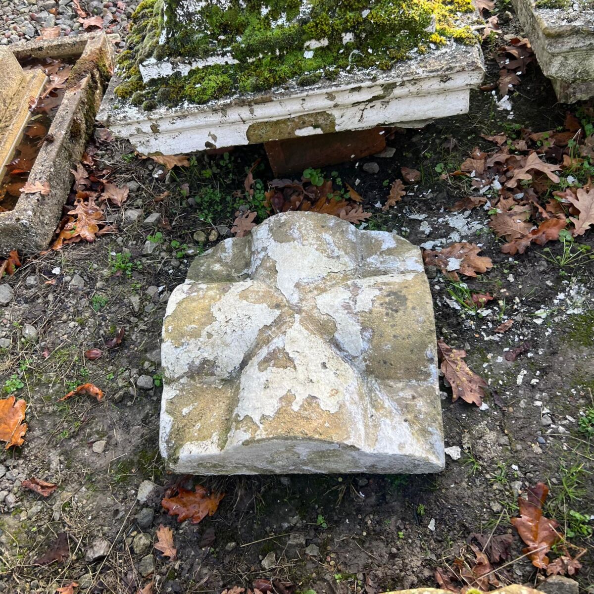 Weathered Stone Pier Caps
