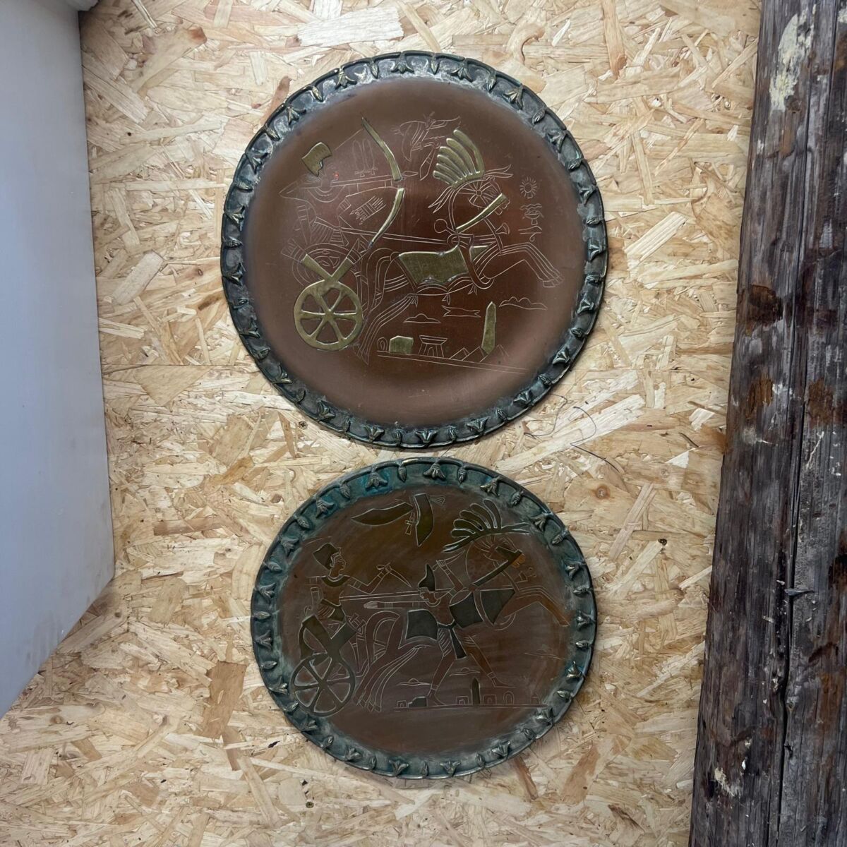 Bronze Effect Wall Plates