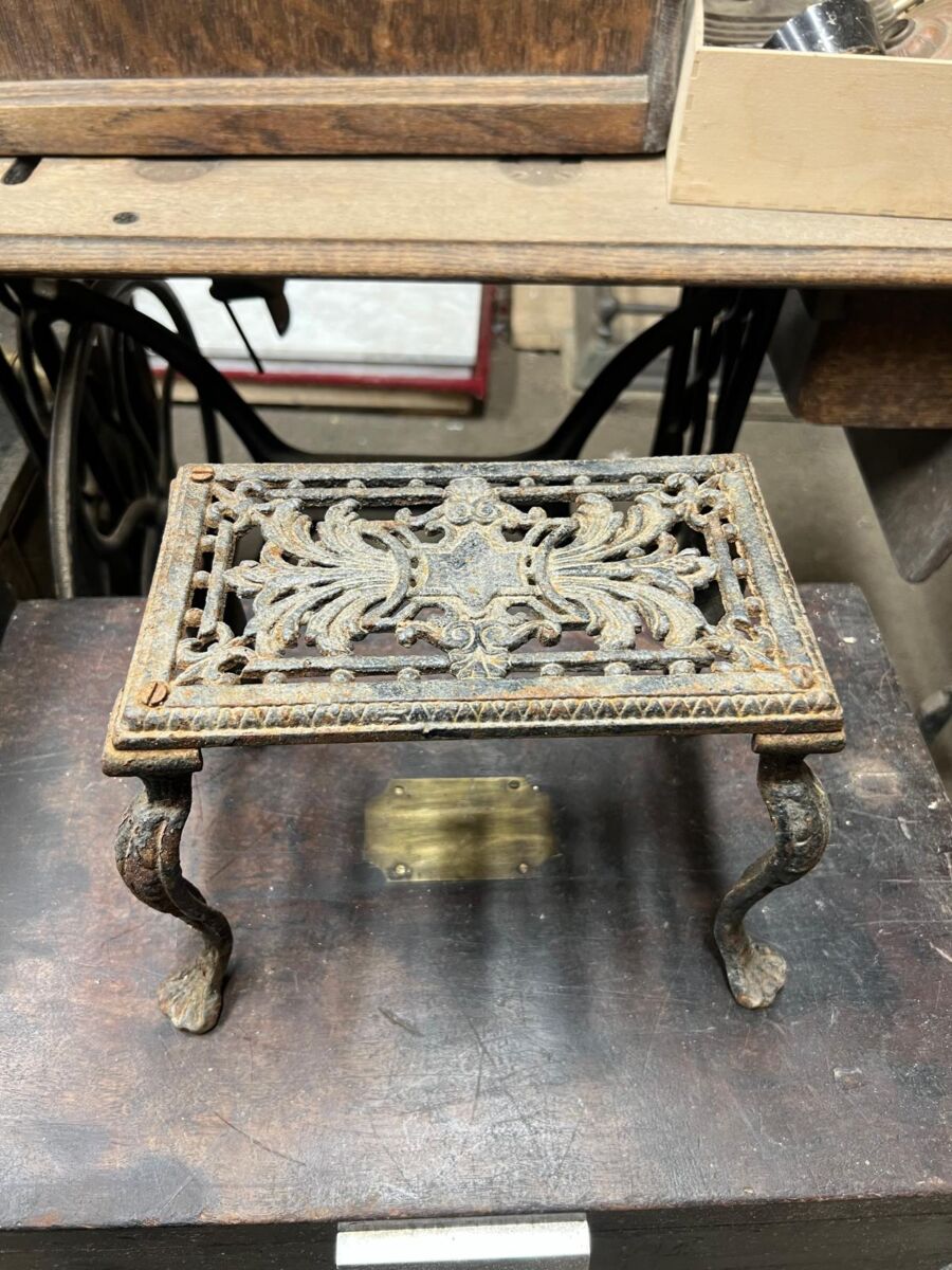 Lovely Ornate Cast Iron Trivet