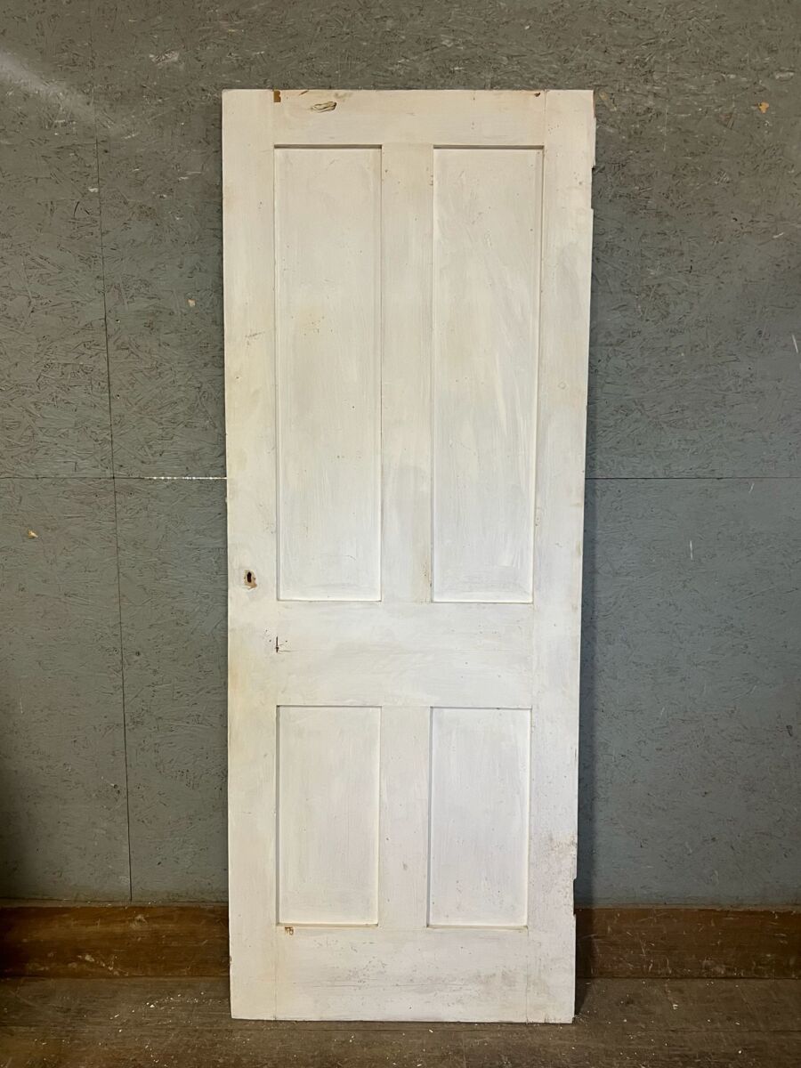Reclaimed Antique Victorian 4-Panel Internal Door