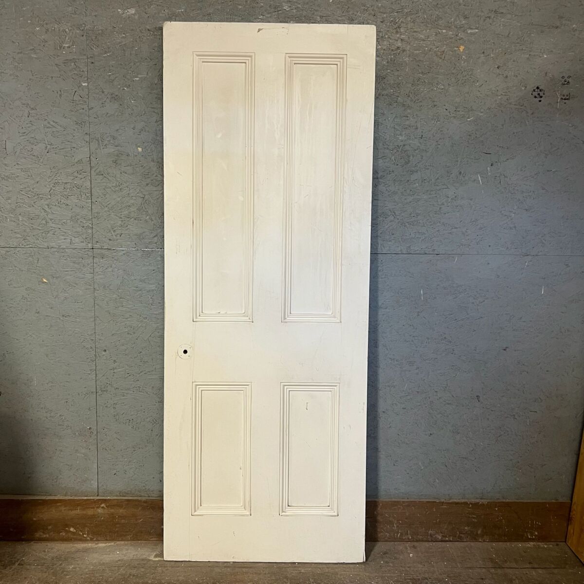 Reclaimed Antique Victorian 4-Panel Beaded Internal Door
